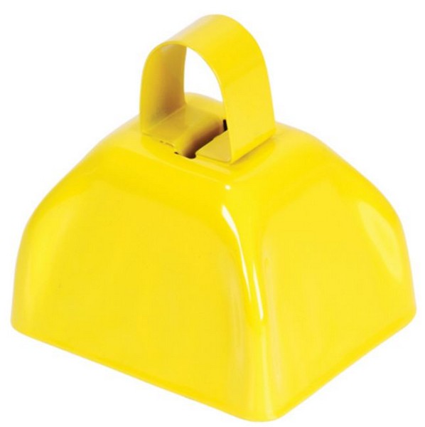TR23390 Yellow Metal Cowbell