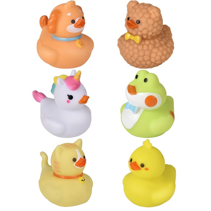 TR82254 Kawaii Animal Rubber Duckies