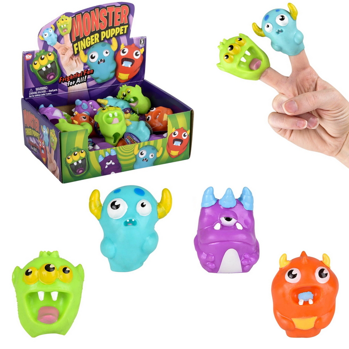 TR49813 Stretchy Monster Finger Puppet