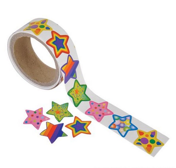 SR12547 Star Sticker Roll