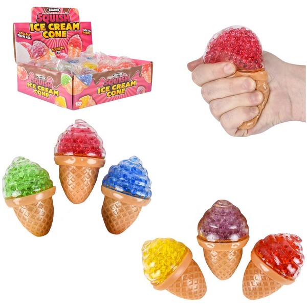TR82134 Beaded Squishy Ice Cream Cone