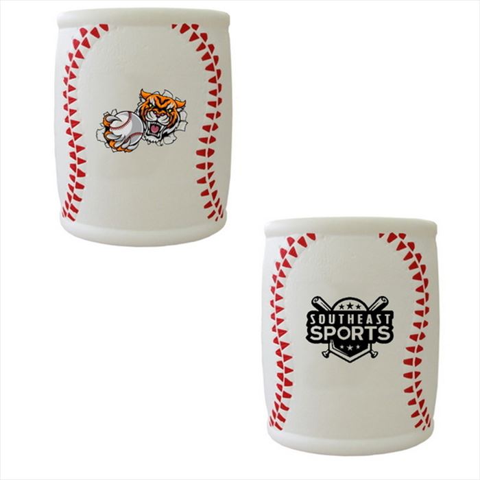DGB31441-BASE Baseball Foam Sport Beverage Coolers With Custom Imprint