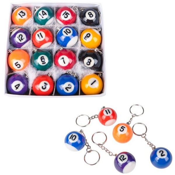 KR90456 Pool Ball Key Chain